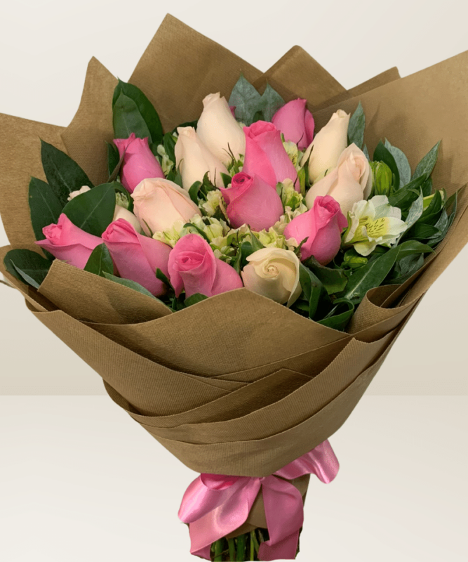 Ramo Buchón Rosas Bicolor – Florería Rosaliz